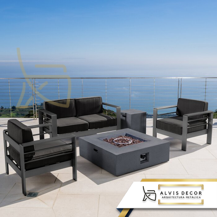 SOFÁ SALA METÁLICAS – Alvis Decor